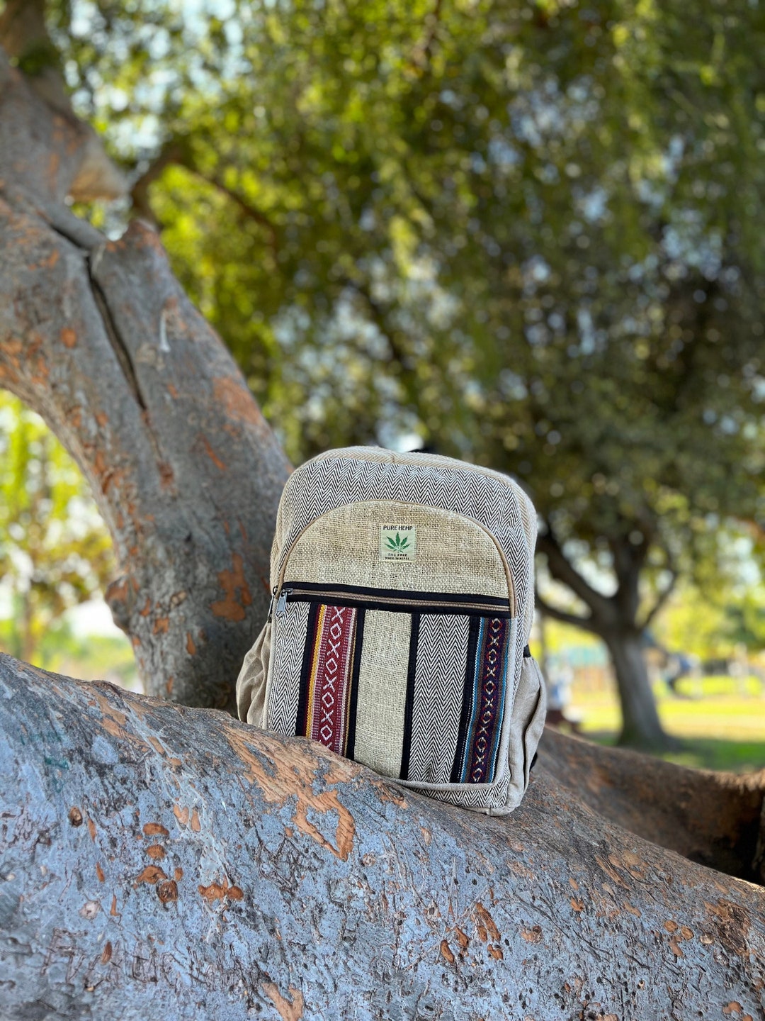 Clearance Large Hemp Backpack Nepali Bags Fairtrade Bags - Etsy