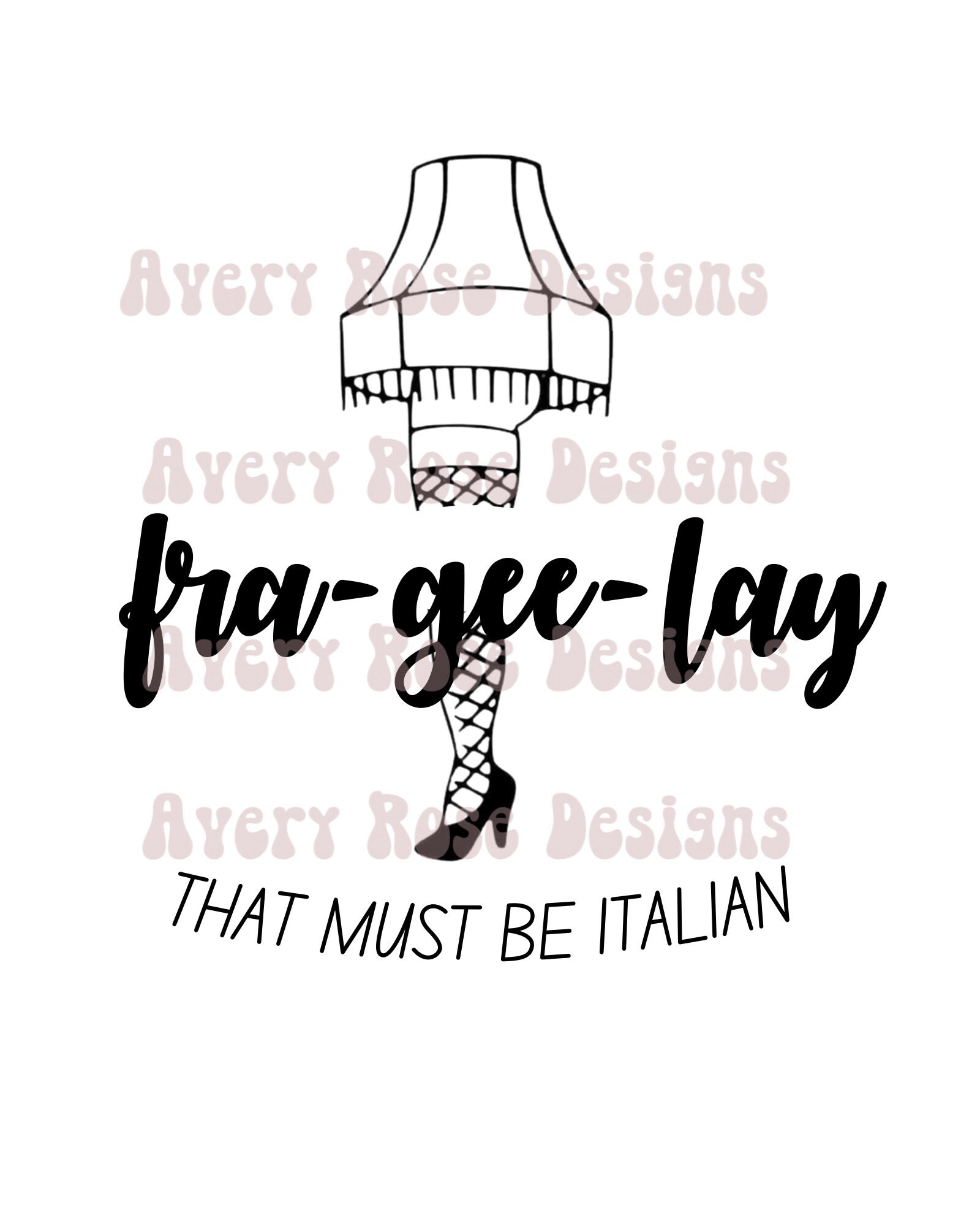 Fra-gee-lay PNG - Etsy