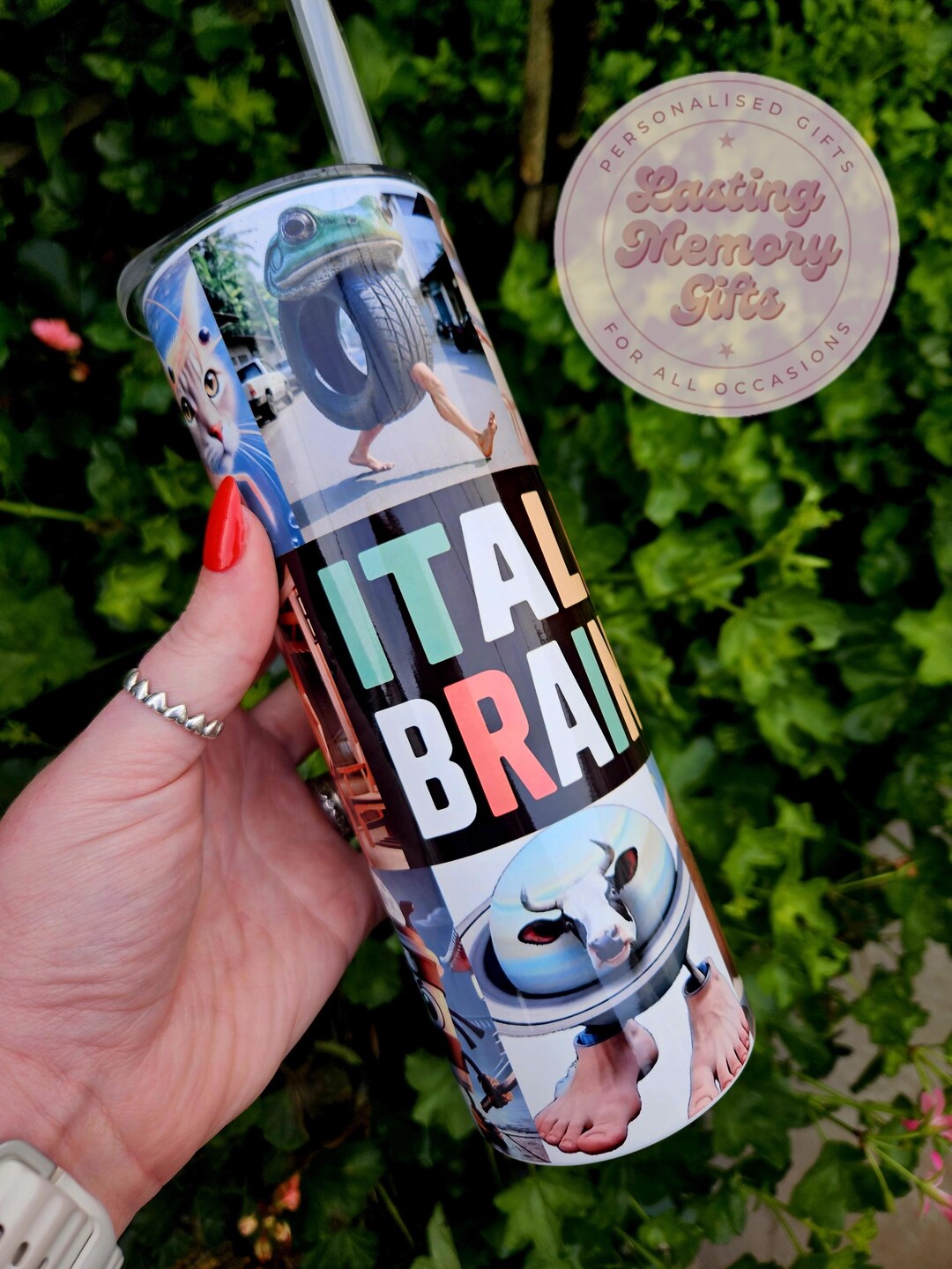 Italian Brainrot Inspired Tumbler | Influencer Cold Cup Tumbler - Etsy