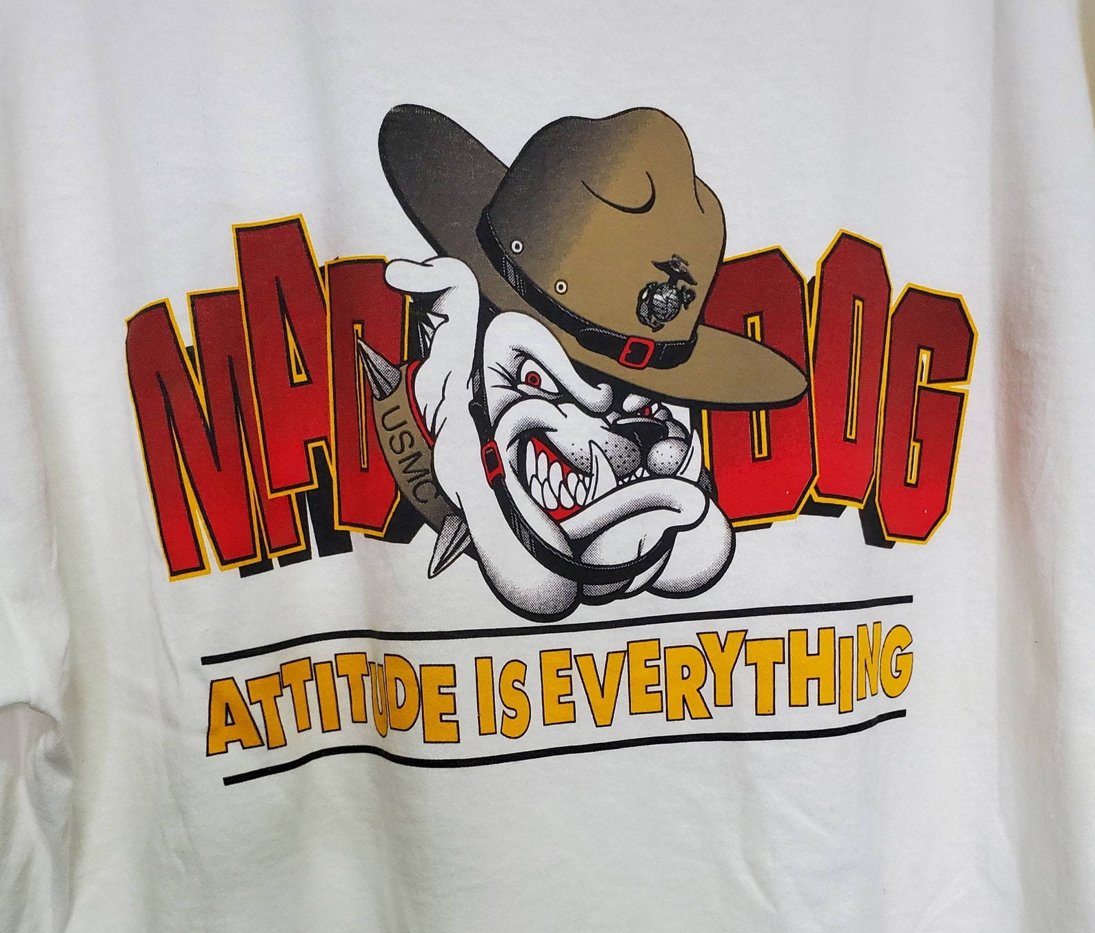 Vintage USMC Marine Corps Devil Dog Tshirt. XL - Etsy
