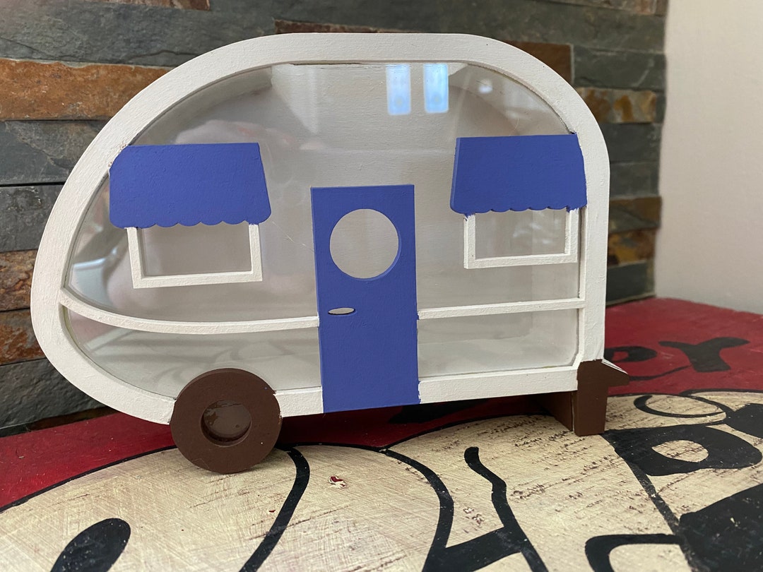 Caravan 3D Fillable Wooden Shapes - Etsy