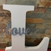 L is for Love Painted Wooden Letter - Etsy