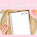 Neutral Portrait Digital Notebook 5 Tabs Lined, Blank Dotted Paper - Etsy