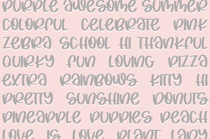 Gerber Daisy | Fun Handwritten Font | Bouncy Font | Smooth Font - Etsy
