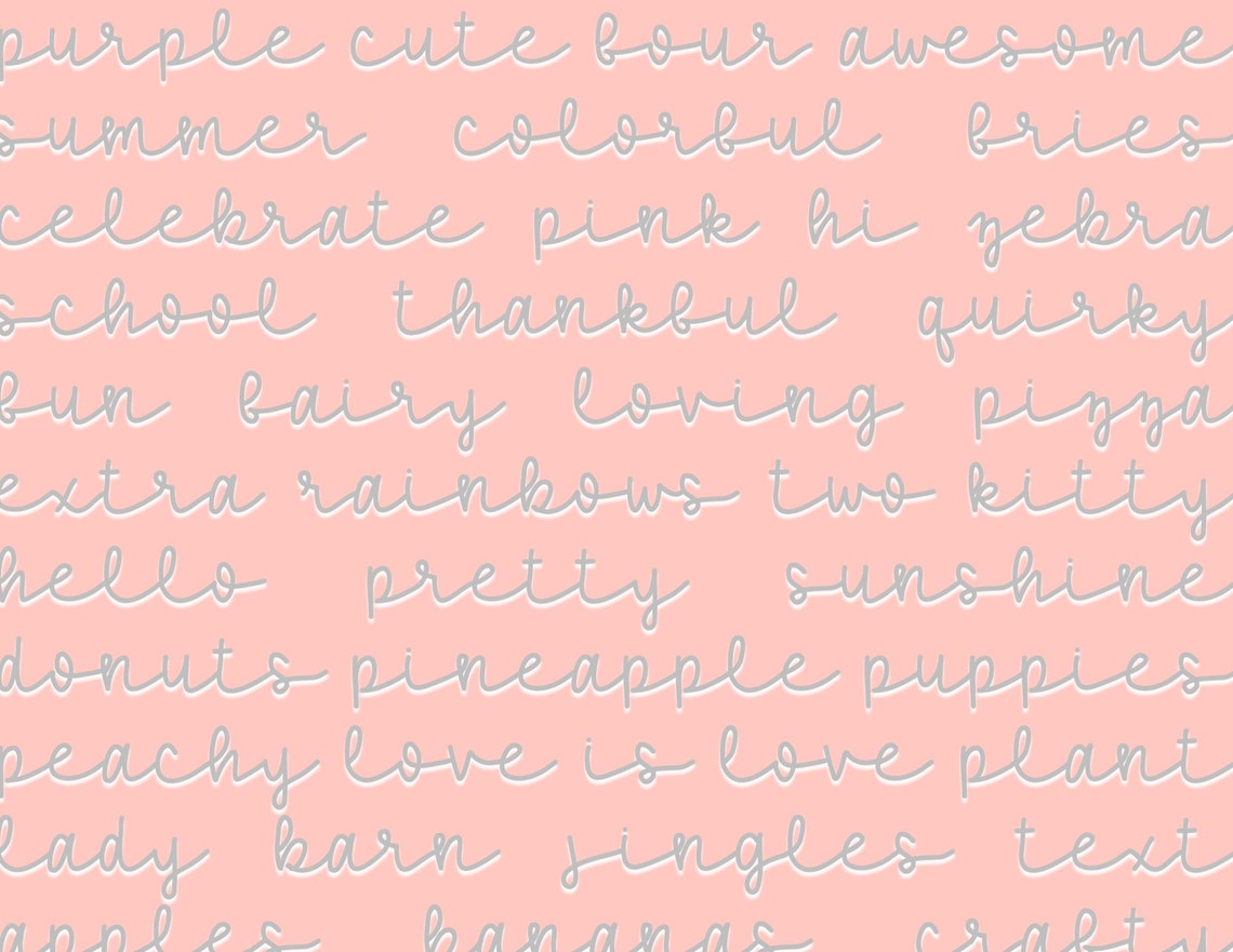 Dog Mom Handwritten Script Font Bouncy Font Smooth Font | Etsy