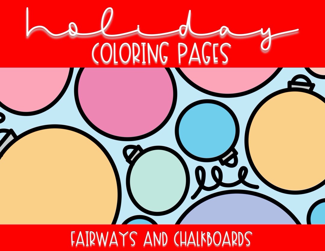 Color ALL the Things: Holiday Coloring Pages | Printable Activity ...