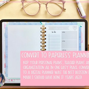 Digital Teacher Planner - Etsy