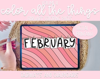 Color ALL the Things Volume Lll Hand Drawn Coloring Pages | Etsy