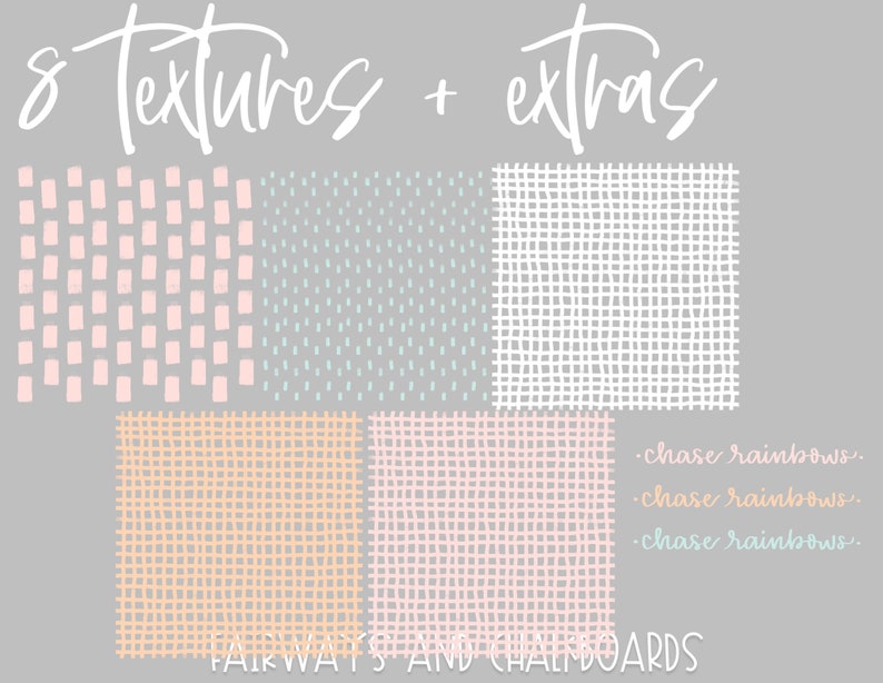 Modern Rainbow Clip Art Digital Stickers | Etsy