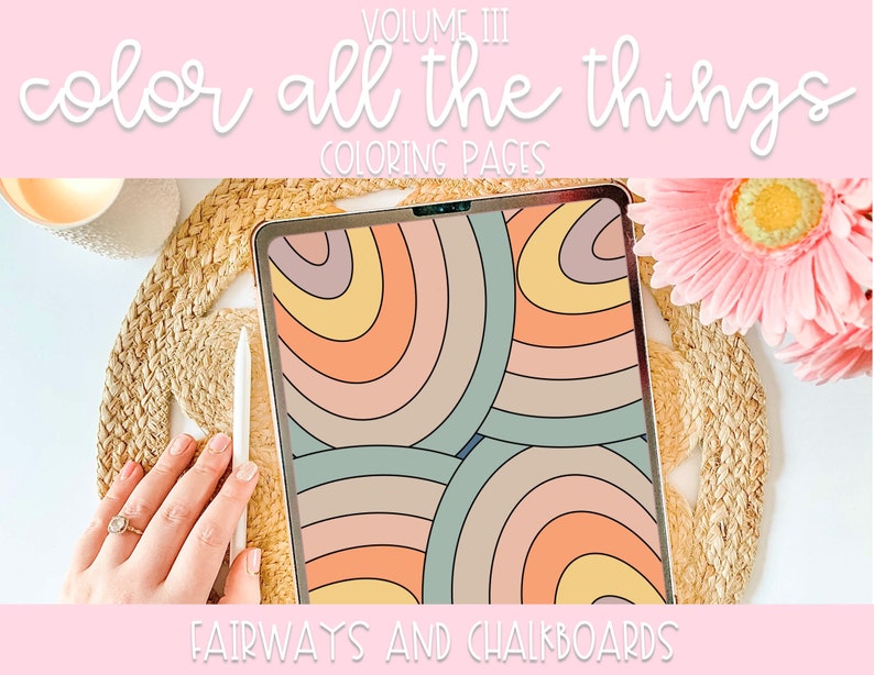 Color ALL the Things Volume Lll Hand Drawn Coloring Pages - Etsy