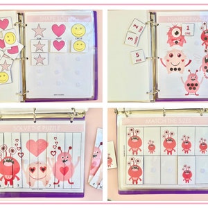 Valentine's Day Busy Binder | Toddler and Preschool Activity Set | Busy ...