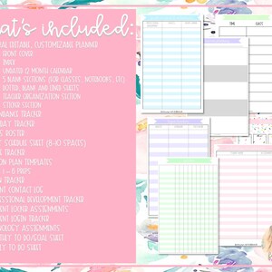 Digital Teacher Planner - Etsy