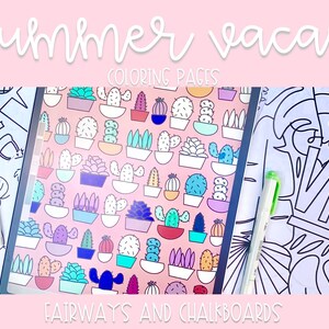 Color ALL the Things: Summer Vacay Coloring Pages | Printable Activity ...