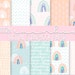 Modern Rainbow Digital Scrapbook Paper | 12" X 12" | Digital or ...