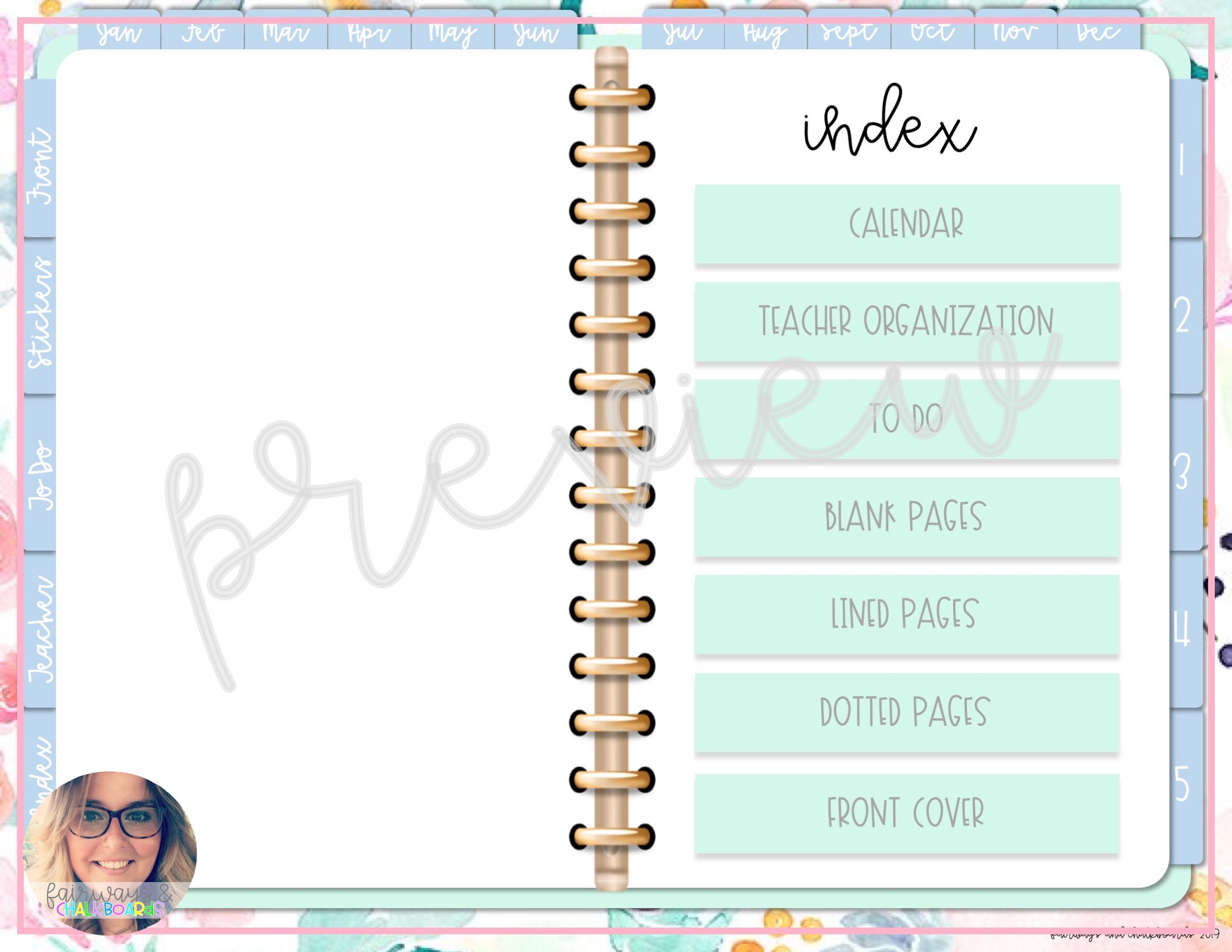 Digital Teacher Planner | Etsy