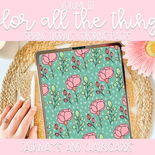 Color ALL the Things Volume Lll Hand Drawn Coloring Pages - Etsy