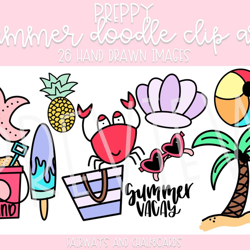 Preppy Clip Art - Etsy