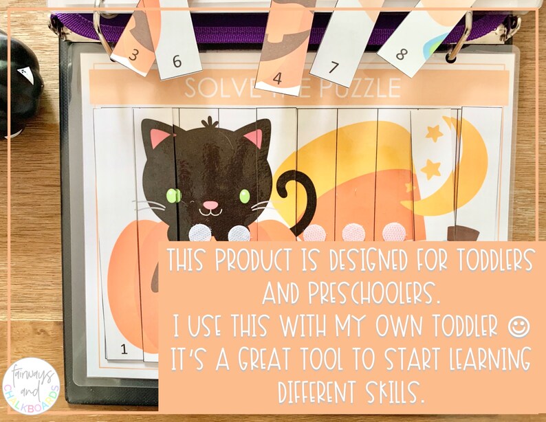 Halloween Busy Binder | Toddler and Preschool Activity Set | Busy Book ...