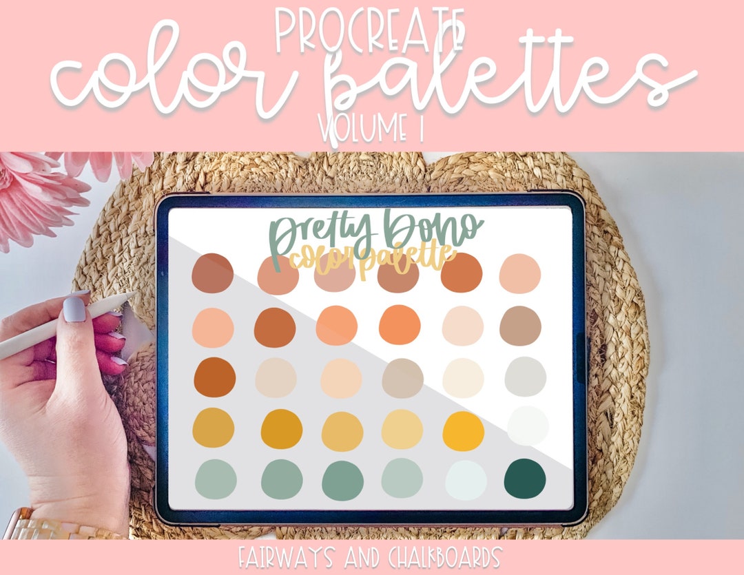 Procreate Color Palette Set Volume L | Procreate Bundle | Color Palette ...