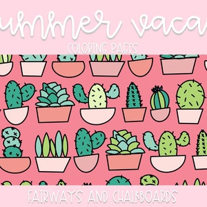 Color ALL the Things: Summer Vacay Coloring Pages | Printable Activity ...