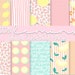 Modern Lemon Digital Scrapbook Paper | 12" X 12" | Digital or Printable ...