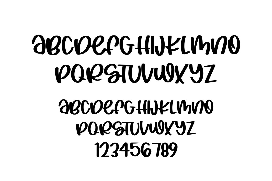 Gerber Daisy Fun Handwritten Font Bouncy Font Smooth | Etsy