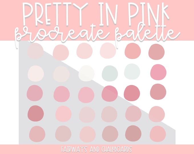 Pink Procreate Color Palette, Color Swatches, Procreate Palette - Etsy
