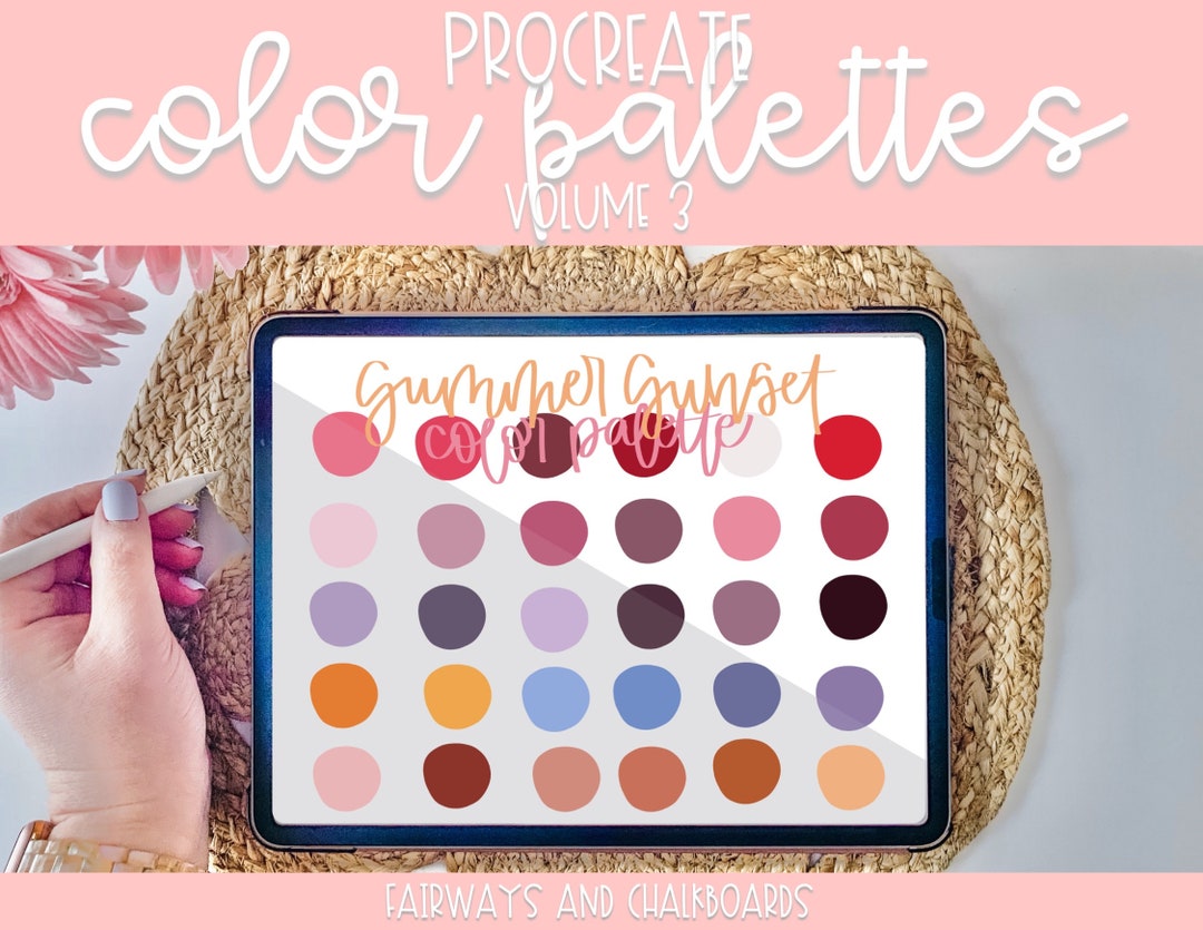 Procreate Color Palette Set Volume Lll | Procreate Bundle | Color ...