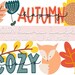 Modern Boho Fall Doodle Clip Art | Hand Drawn Images - Etsy