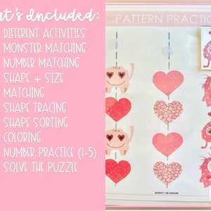 Valentine's Day Busy Binder | Toddler and Preschool Activity Set | Busy ...