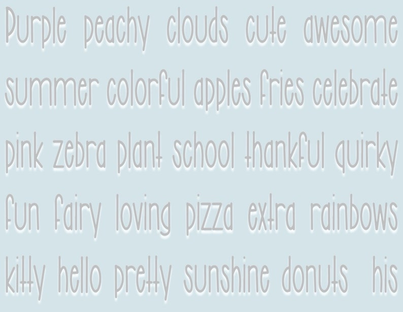 Poppy Hand Written Font Type A Font - Etsy