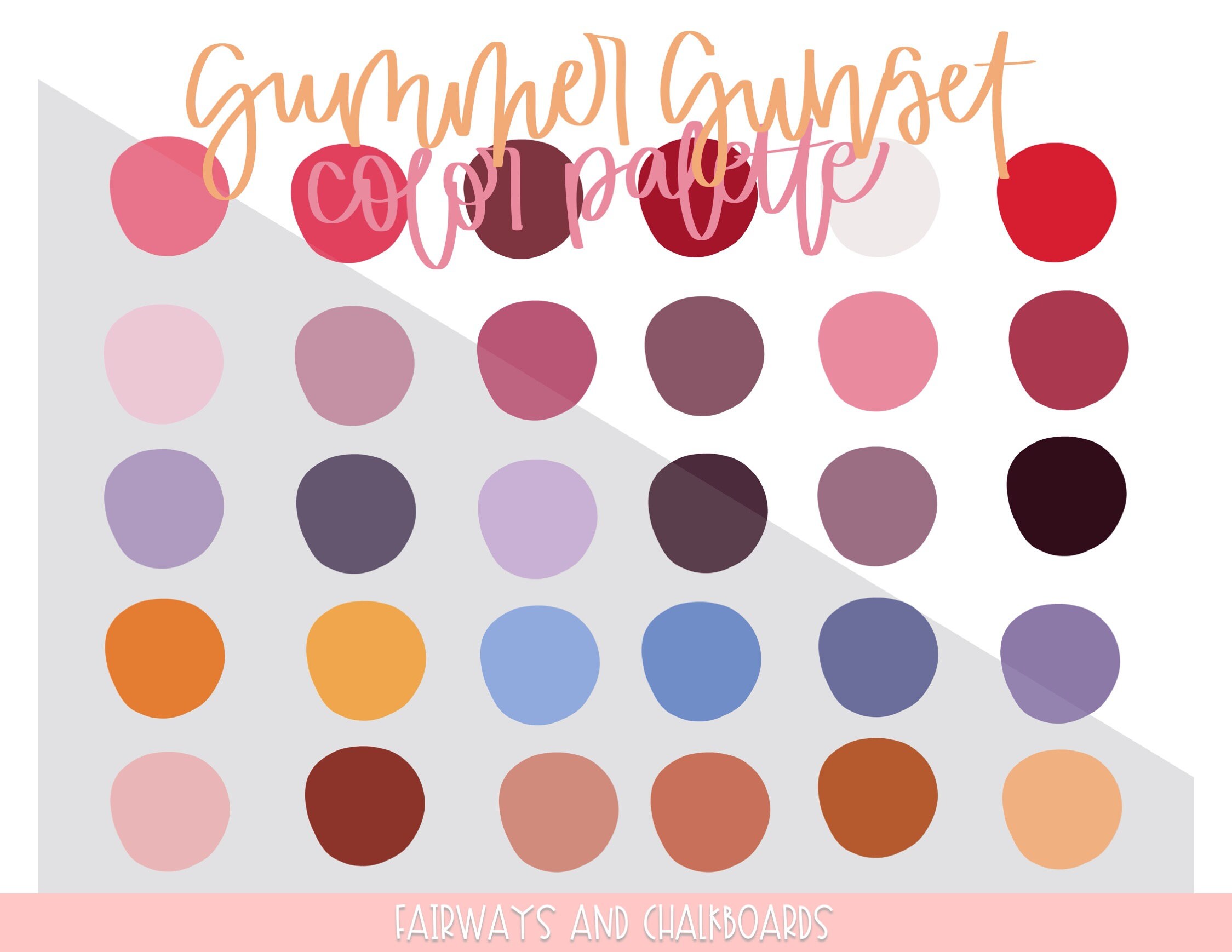 Procreate Summer Sunset Color Palette | Sunset Color Palette ...