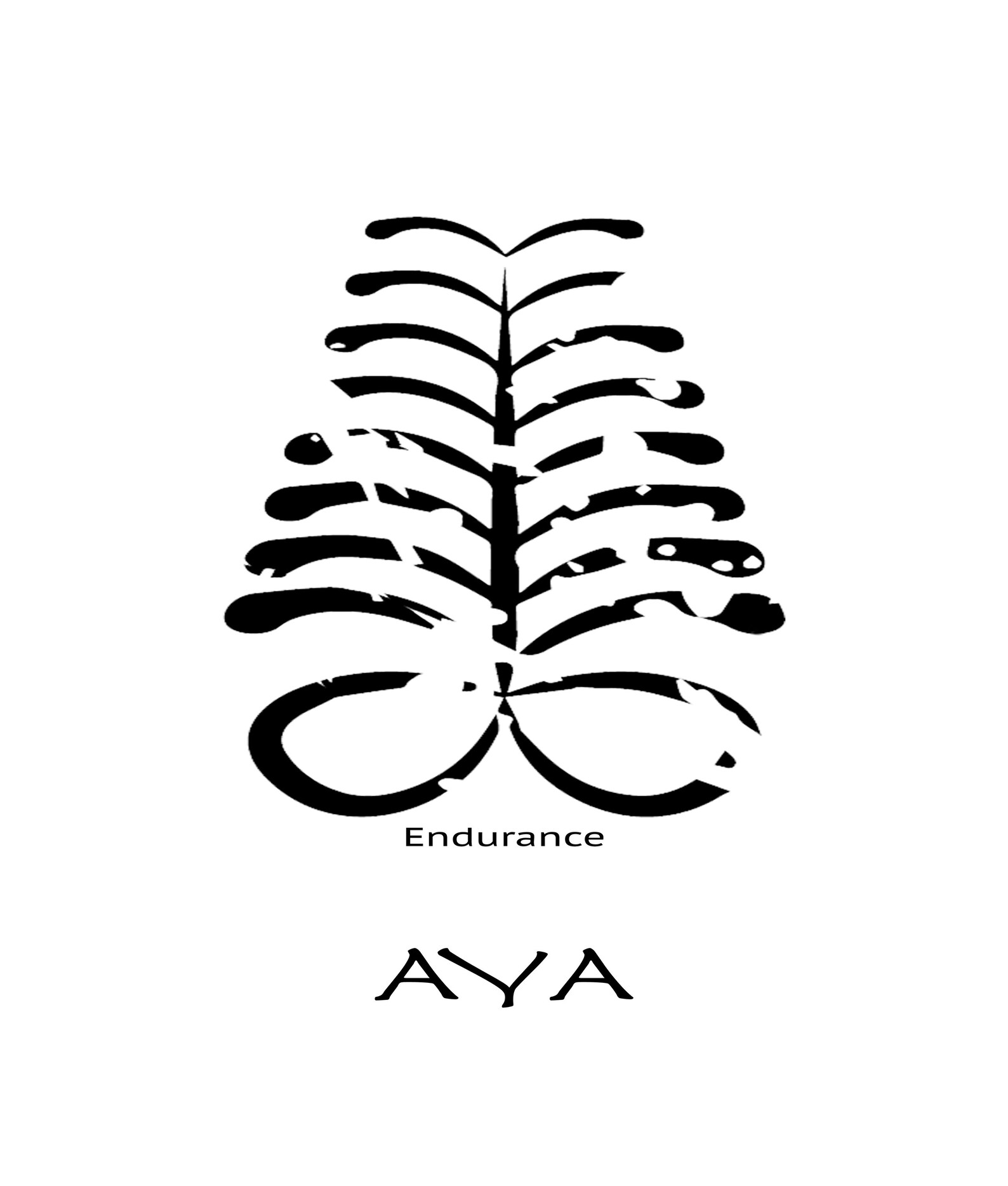 Aya Adinkra Symbol Instant Download 8x10 Printable Digital Artwork - Etsy