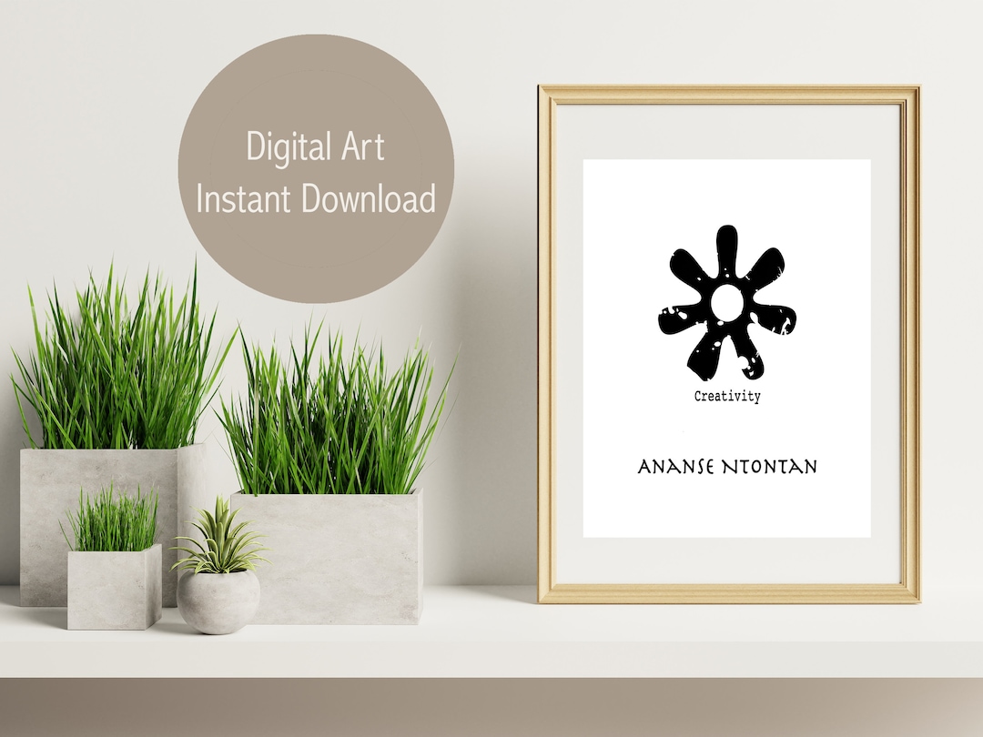 Ananse Ntontan Adinkra Instant Download Standard 8x10 Printable Artwork ...