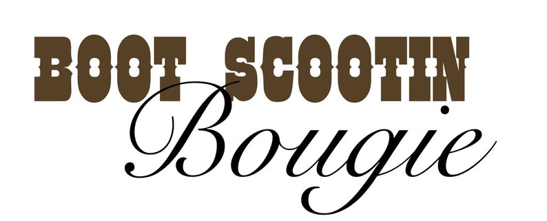 Boot Scootin Bougie Sticker - Etsy