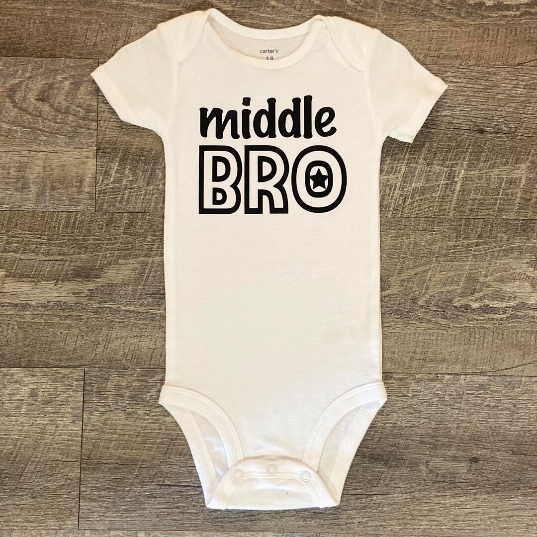 Middle Bro Bodysuit, Middle Brother, Brother, Toddler, Boy, Brother ...