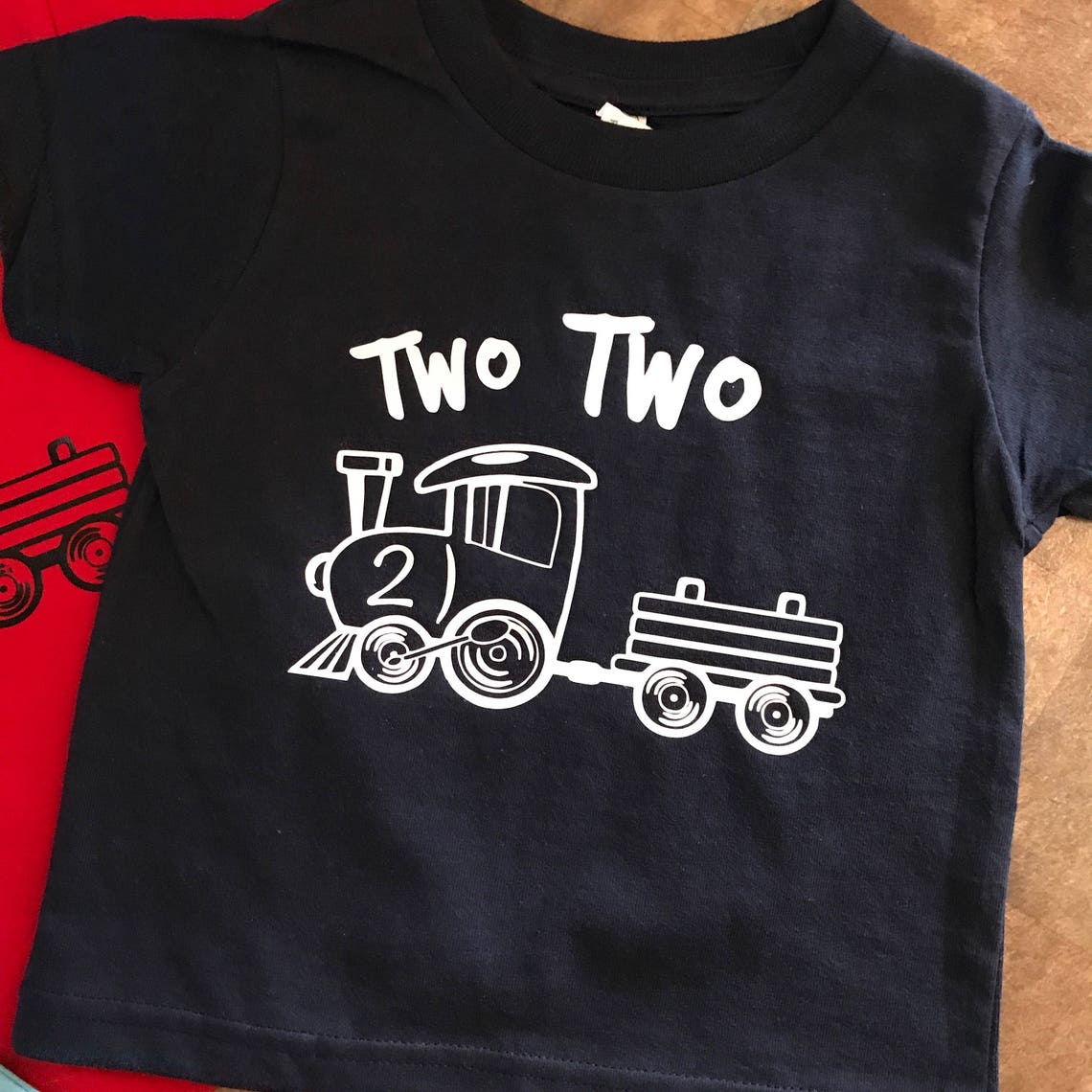 Two Two Train Two Years Old 2 Years Old 2nd Birthday | Etsy