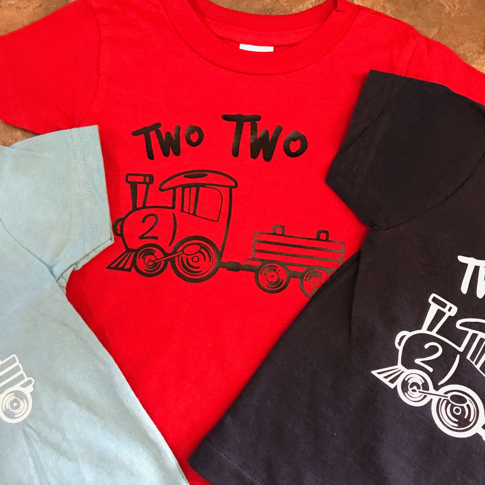 Two Two Train Two Years Old 2 Years Old 2nd Birthday - Etsy