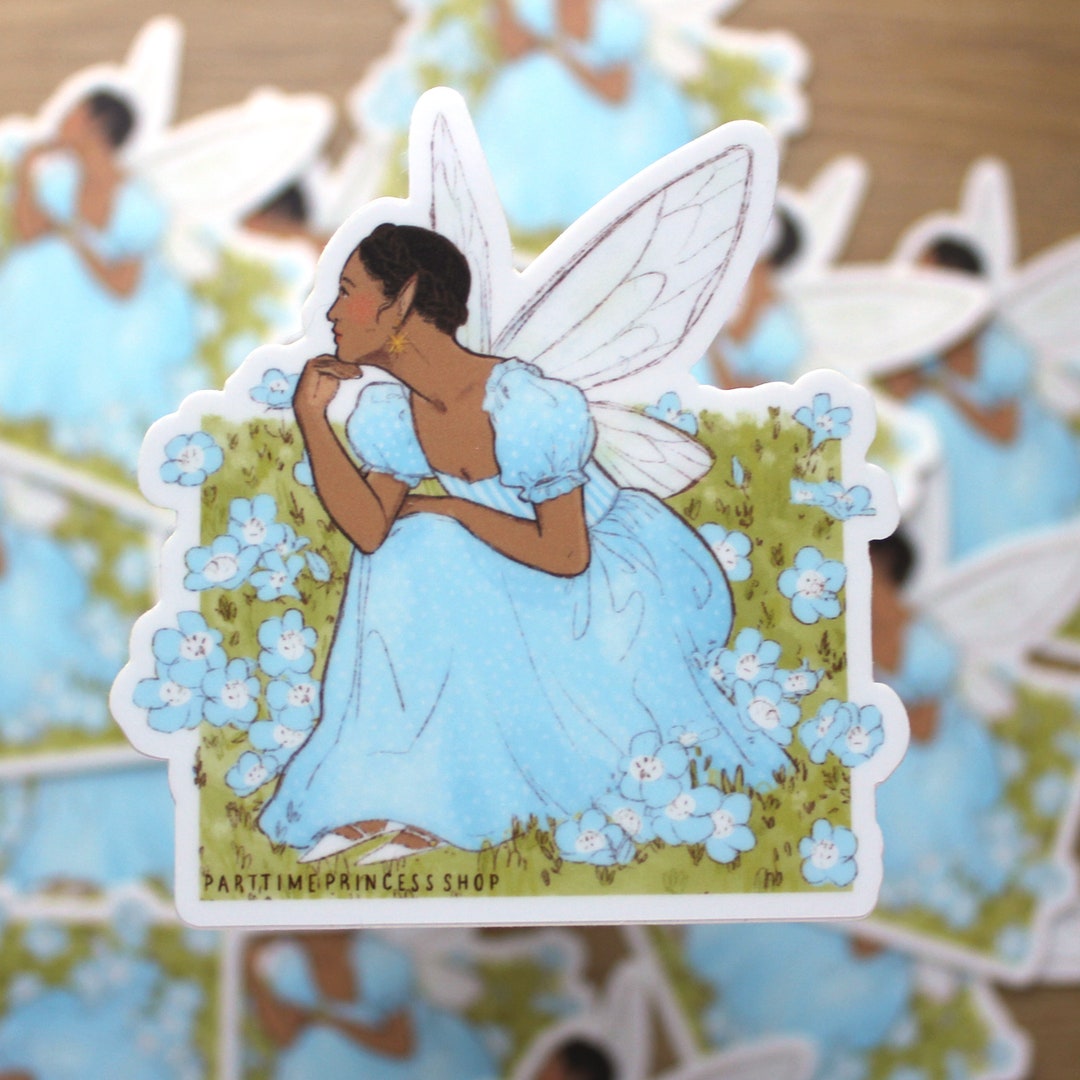 Speedwell Fairy Vinyl Sticker - Etsy