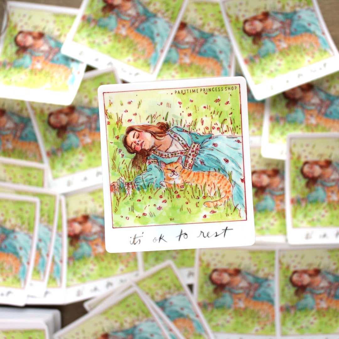 It's Ok to Rest Vinyl Sticker - Etsy