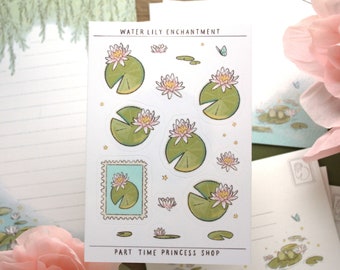 Lily Pad Sticker - Etsy