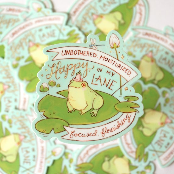 Unbothered Moisturized Happy in My Lane Focused Flourishing - Etsy