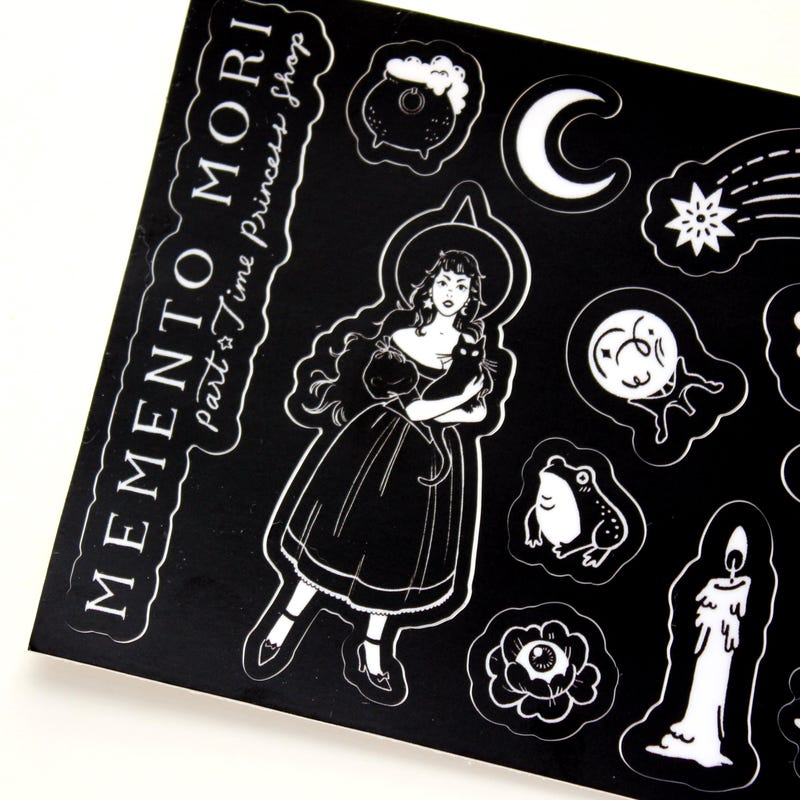 Memento Mori Stickers - Etsy