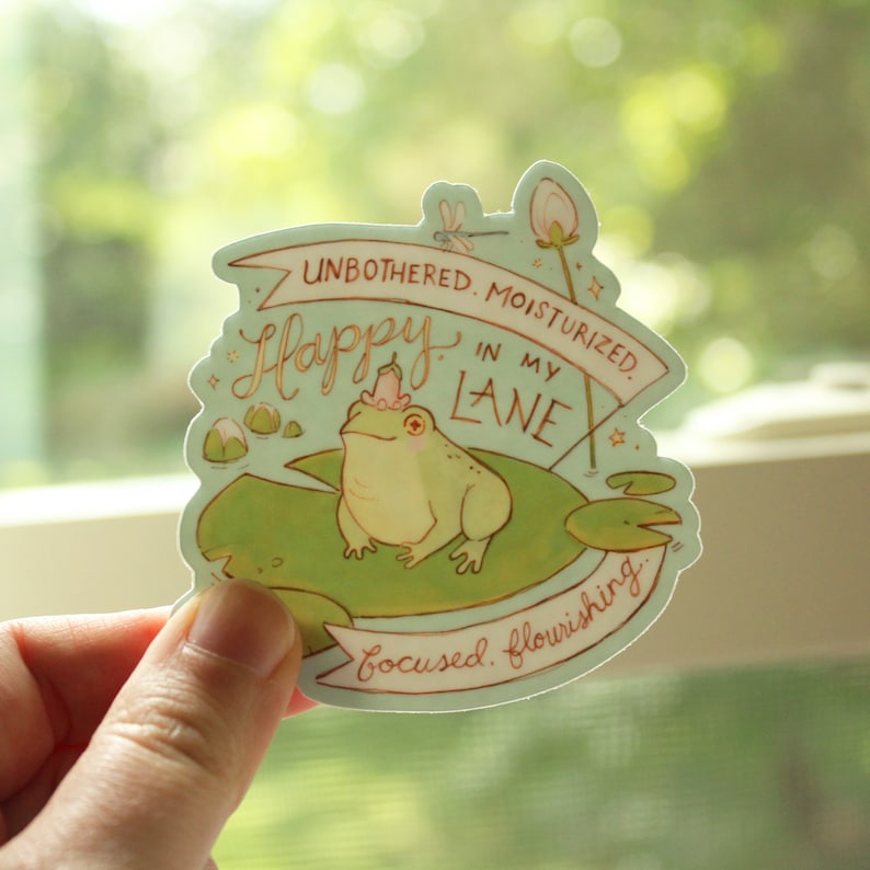 Unbothered Moisturized Happy in My Lane Focused Flourishing - Etsy ...