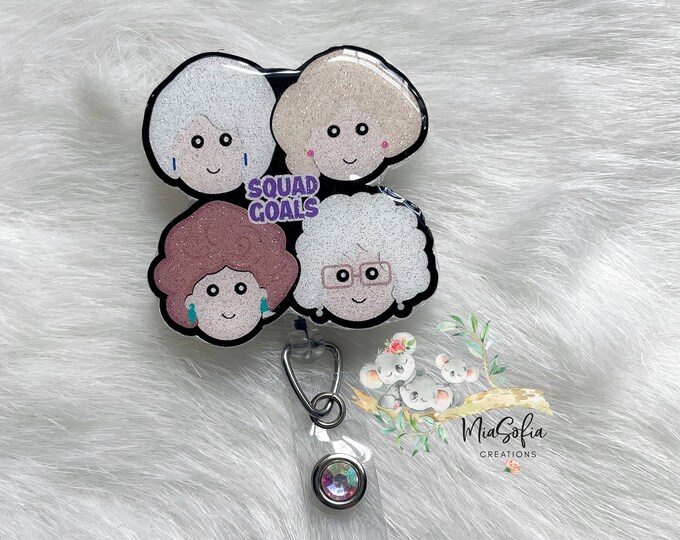 Golden Girls Badge Reel, Squad Goals Badge Reel, Stay Golden Badge Reel ...