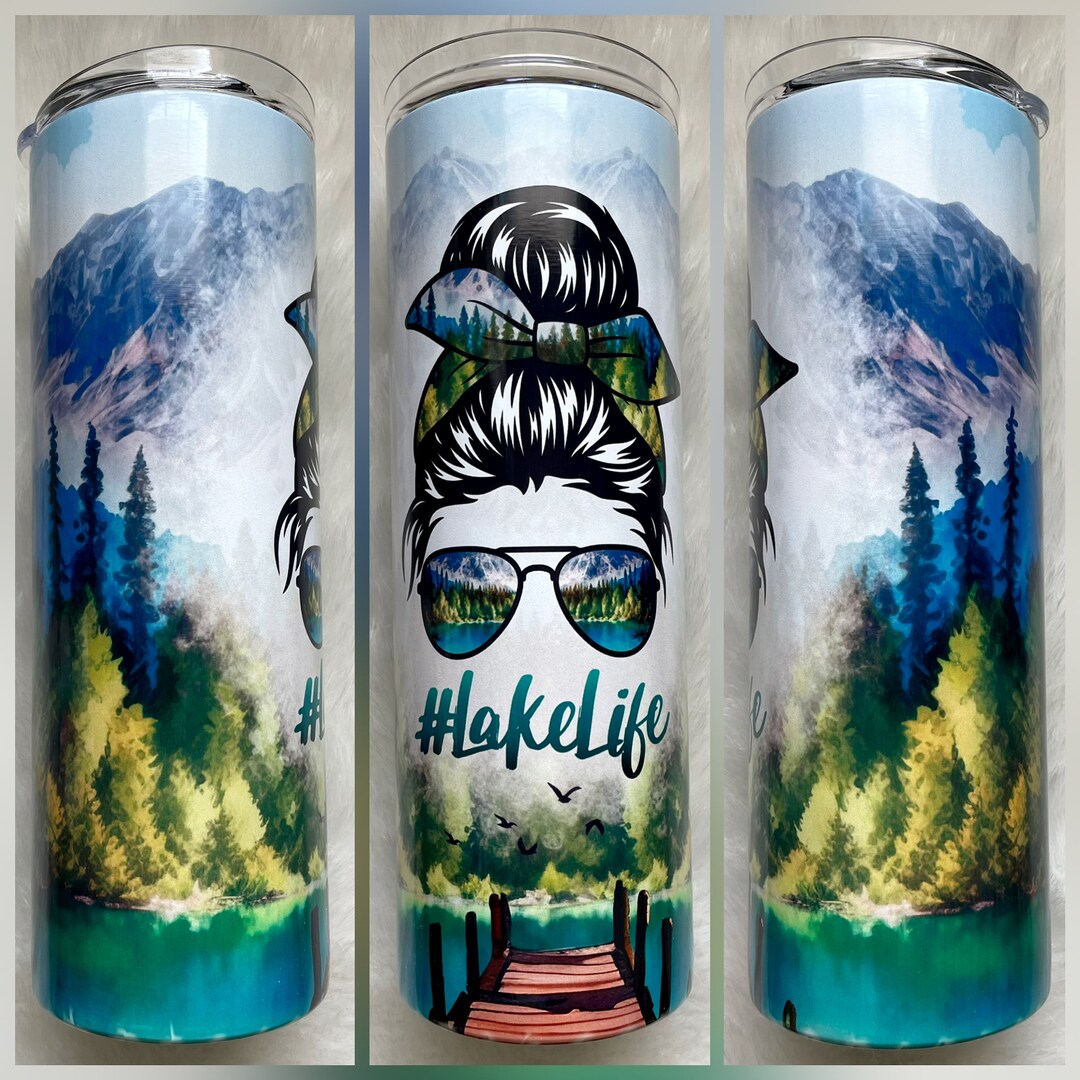 Lake Life Tumbler, Lake Life Skinny Tumbler, Cute Lake Tumbler ...
