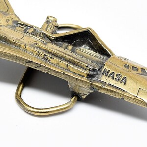 NASA BELT BUCKLE ~ Space Shuttle Spaceship Belt Buckle ~ Military Belt ...