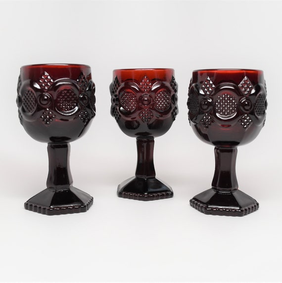 Ruby Red Glassware - Glass Designs