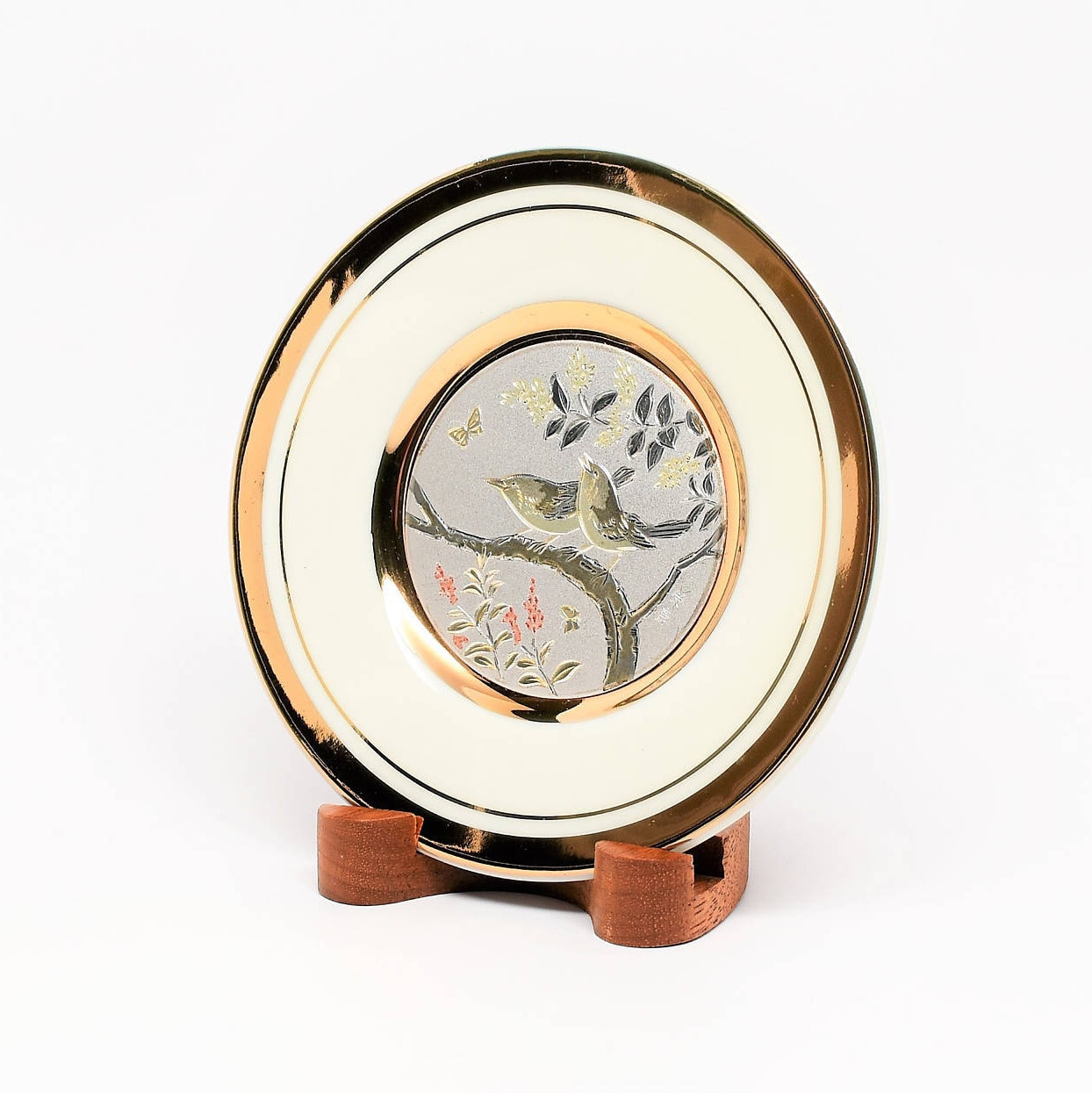 The Art of CHOKIN ~TWO BIRDS ~ Chokin Collector Plates ~ Chokin Plates ...