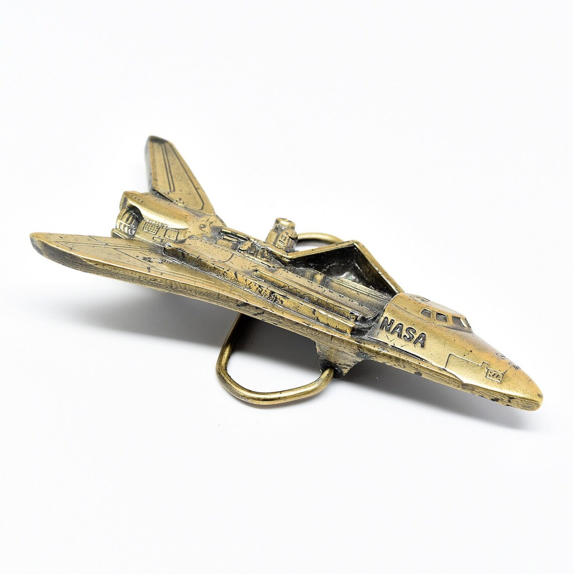 NASA BELT BUCKLE ~ Space Shuttle Spaceship Belt Buckle ~ Military Belt ...